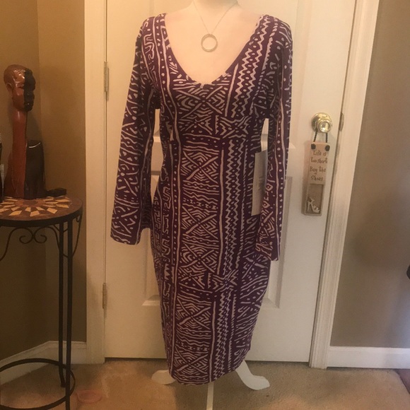 Ashro | Dresses | Nwt Vneck Front And Back African Print Dress | Poshmark